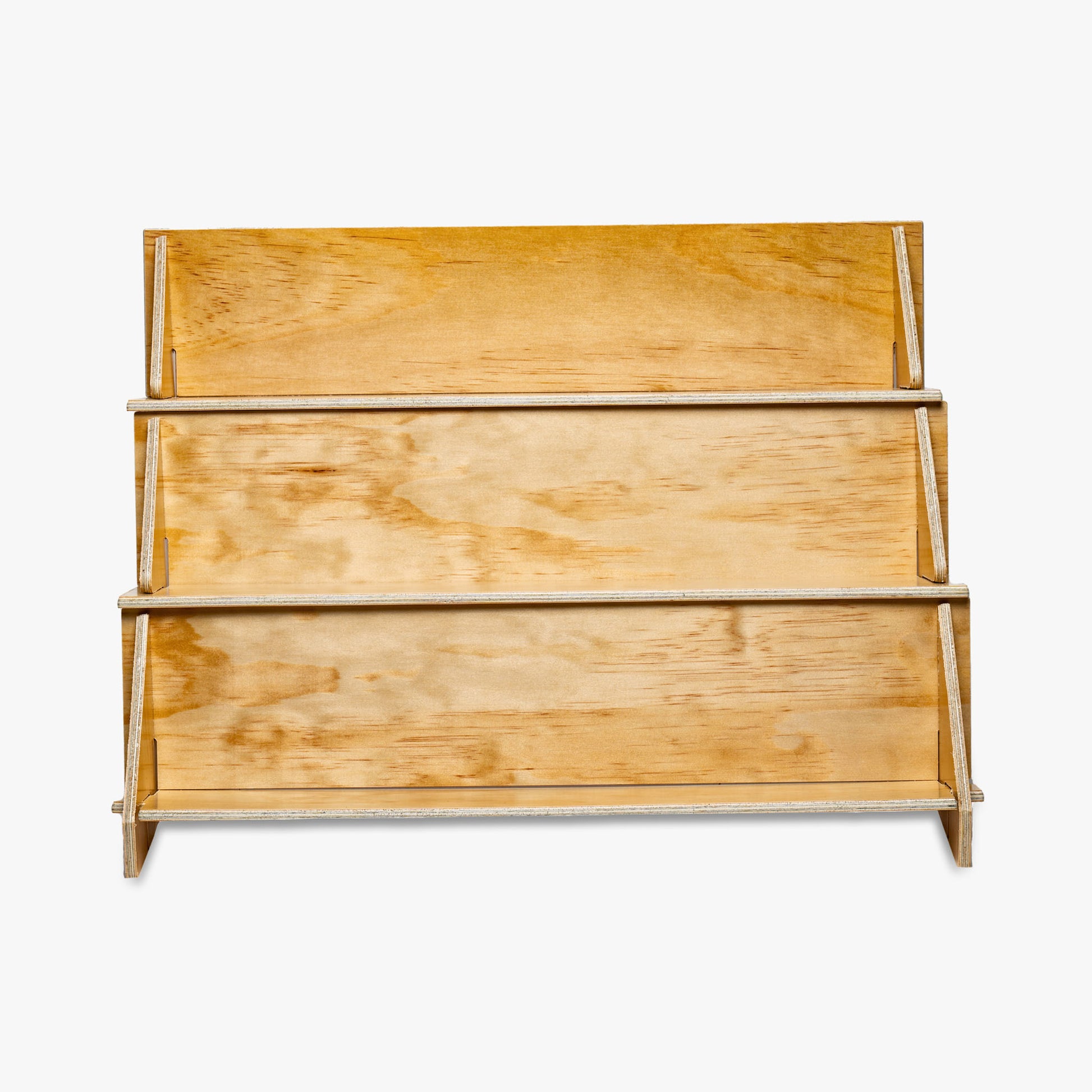 #4904 Plywood Display 3 Tier – Clear Solutions