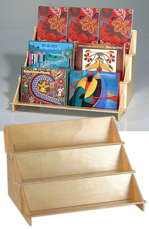 #4904 Plywood Display 3 Tier – Clear Solutions
