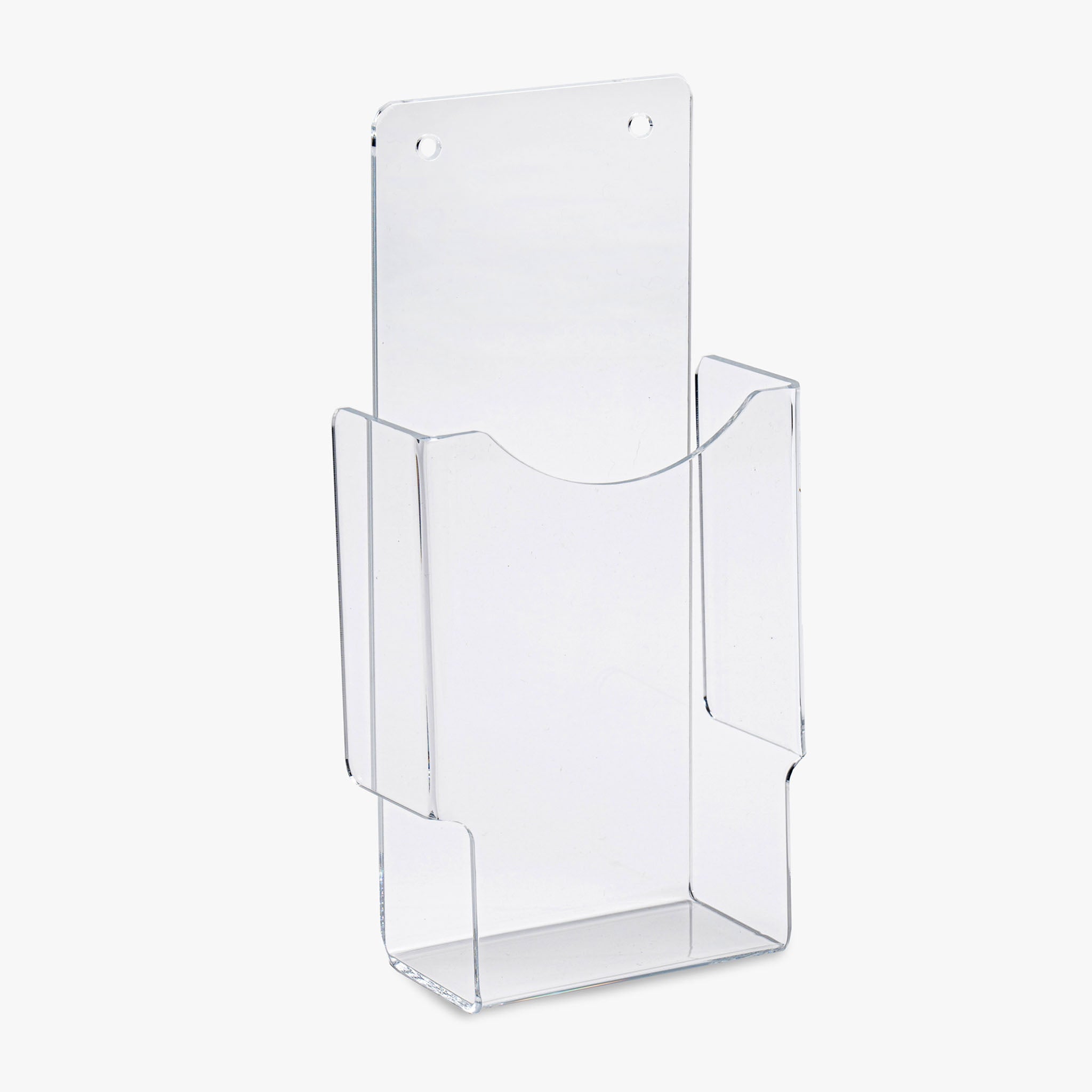 Clear Tri-Fold Brochure Holder for Wall Mount (8310) – Clear Solutions
