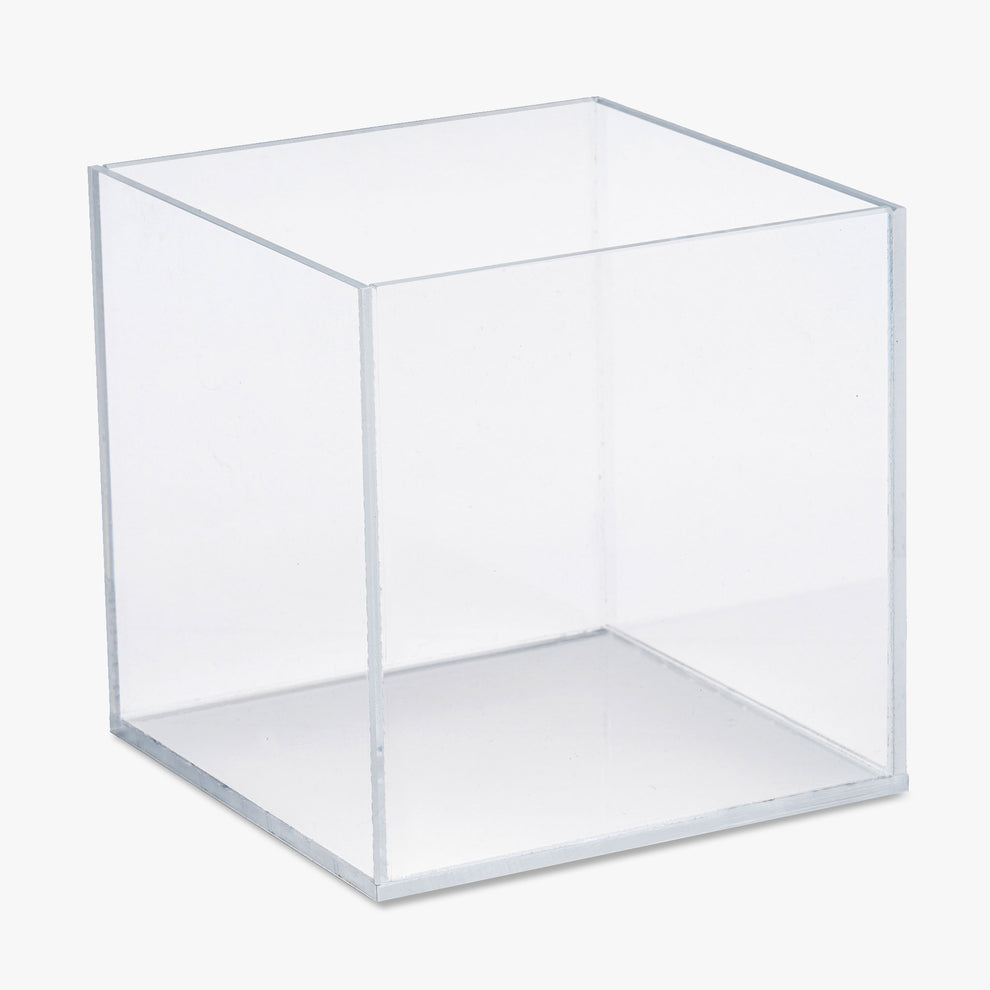 Five Sided Acrylic Cubes, 4" to 12" Square – Clear Solutions