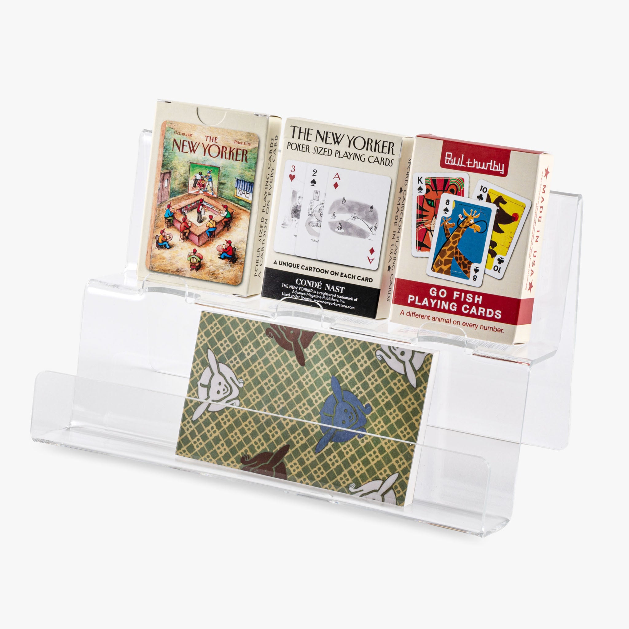 Two Tier Countertop Displays, 9 3/4" to 11 3/4" Wide – Clear Solutions