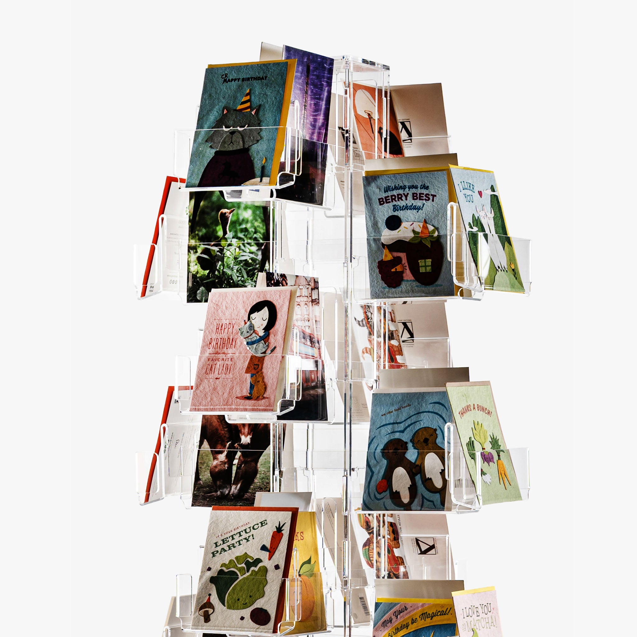 Postcard Display Racks and Holders from Clear Solutions